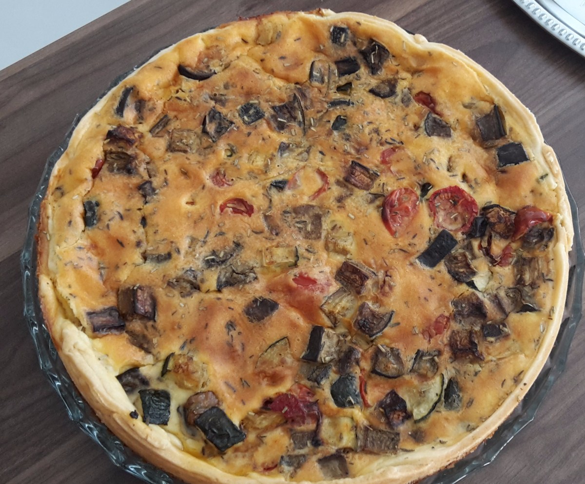 Quiche Ratatouille – Adeline Silva Schäfer